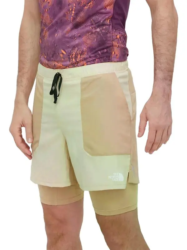The North Face Colour-block Layered Shorts - Neutrals