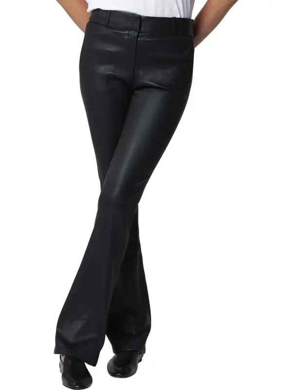 ARMA Lucia Leather Trousers - Black