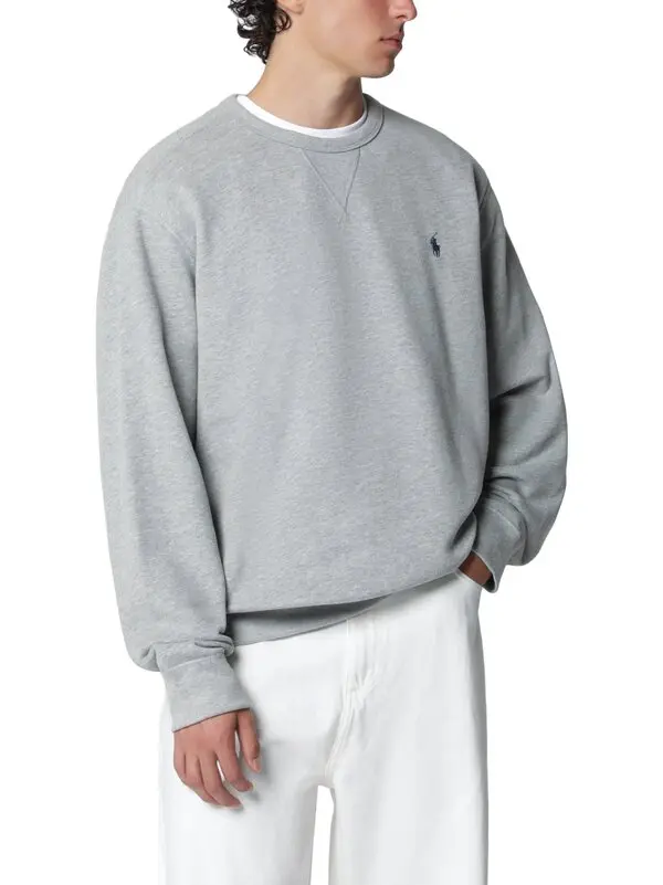 Polo Ralph Lauren Cotton-blend Crewneck Sweatshirt - Grey
