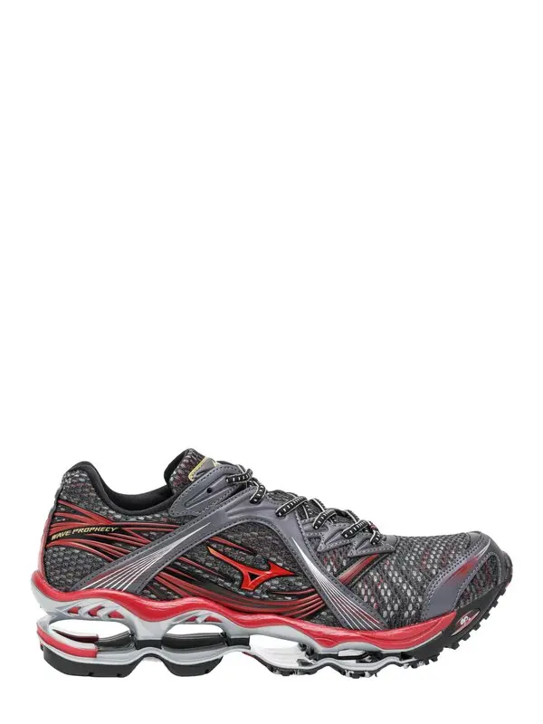 Mizuno Sneakers Wave Prophecy 1 Harbor Mist/ Chinese Red/ Black - Multicolor