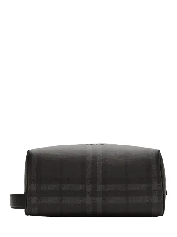 Burberry Check Washbag - Grey