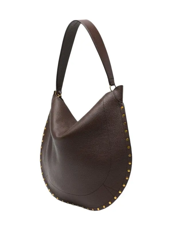 Isabel Marant Étoile Oskan Leather Hobo Bag - Brown