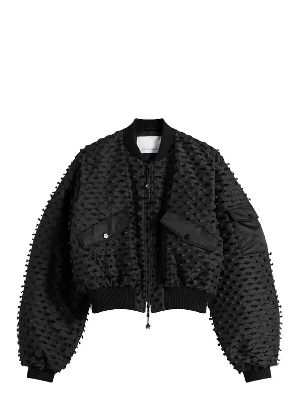 Cecilie Bahnsen Callie Bomber Jacket - Black