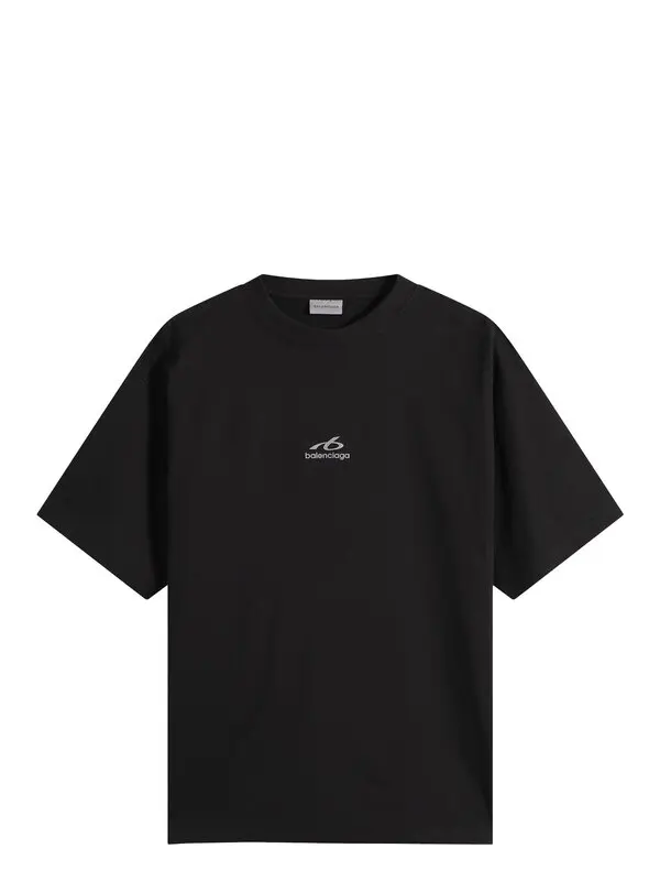 Balenciaga Logo T-shirt - Black