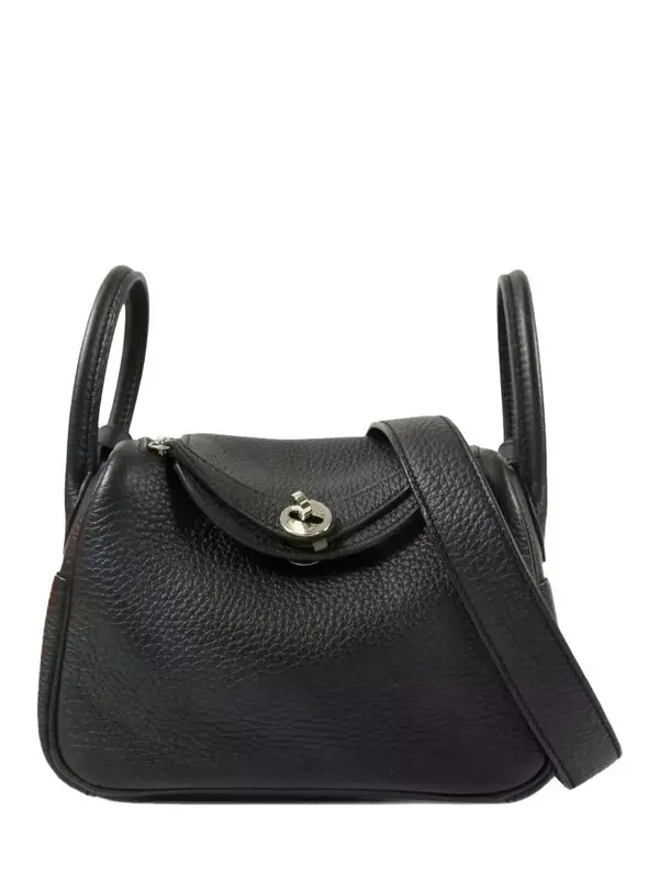Hermès Mini Lindy Shoulder Bag - Black