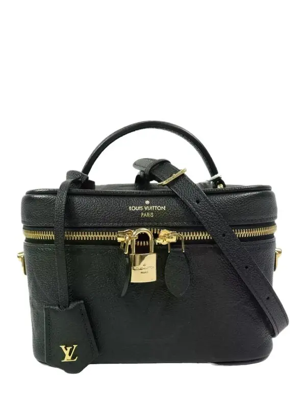 LOUIS VUITTON Monogram Empreinte Vanity Case Shoulder Bag - Black