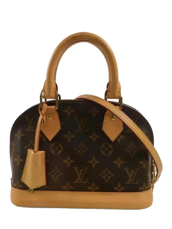 LOUIS VUITTON Alma Bb Satchel Bag - Brown
