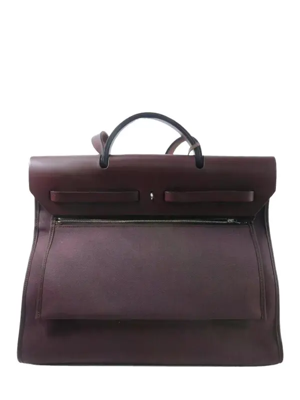 Hermès Gm Herbag Two-way Handbag - Red