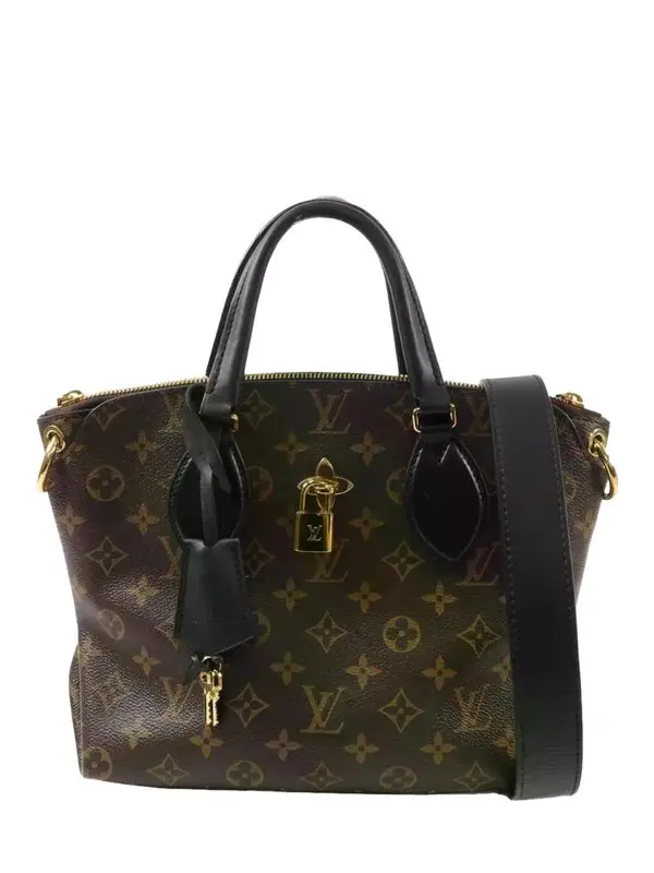 LOUIS VUITTON Monogram Canvas Flower Tote Bag - Brown