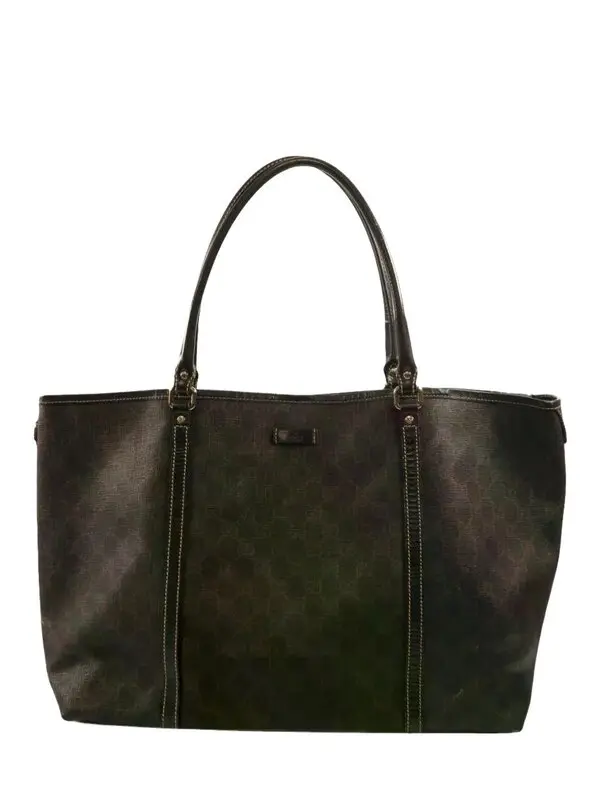 Gucci Gg Canvas Tote Bag - Brown