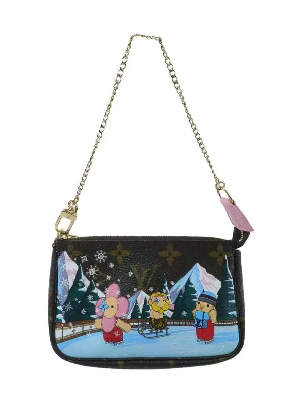 LOUIS VUITTON Vivienne Skating Print Mini Shoulder Bag - Brown