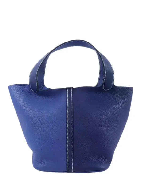 Hermès Mm Picotin Tote Bag - Blue