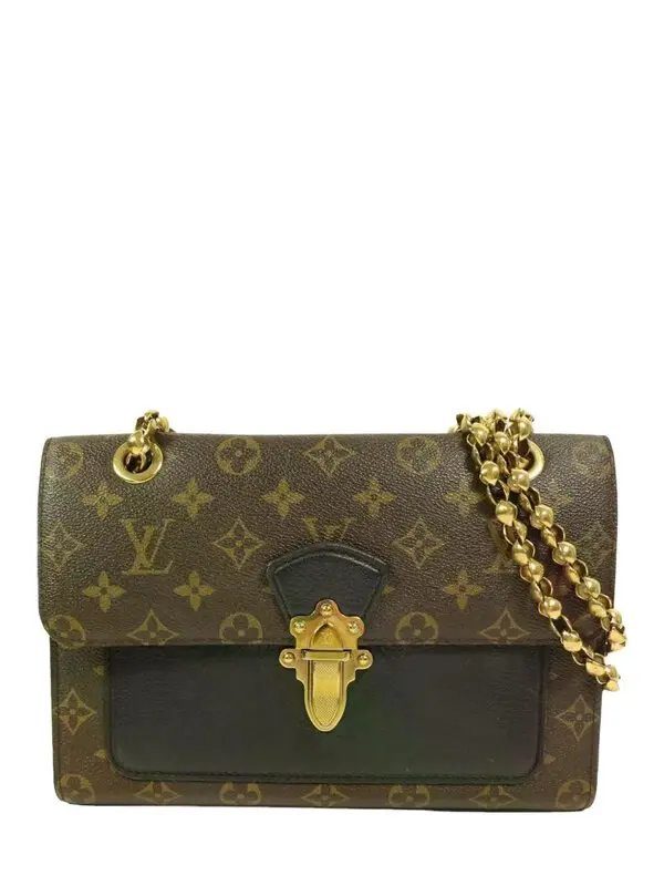 LOUIS VUITTON Monogram Victoire Shoulder Bag - Brown