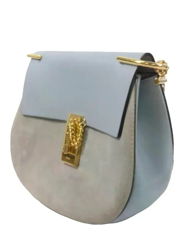 Chloé Drew Chain Shoulder Bag - Blue