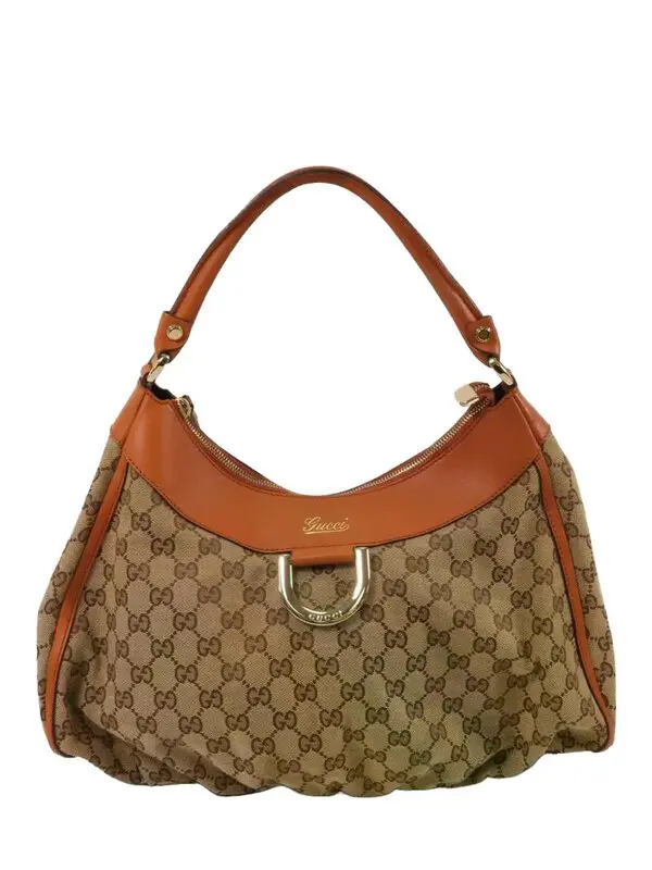 Gucci Gg Canvas Large D-ring Shoulder Bag - Brown