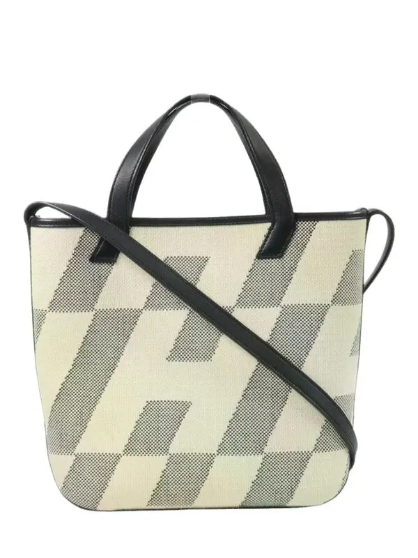 Hermès Cabas H En Biais 27 Shoulder Bag - Neutrals