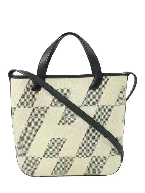 Hermès Cabas H En Biais 27 Shoulder Bag - Neutrals