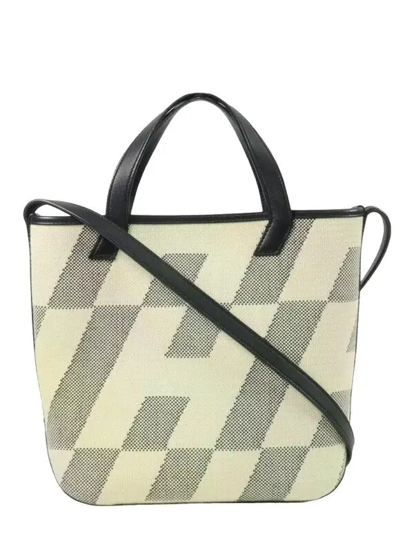 Hermès Cabas H En Biais 27 Shoulder Bag - Neutrals