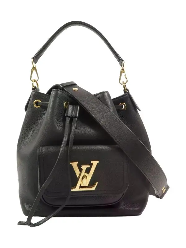 LOUIS VUITTON Lockme Bucket Bag - Black