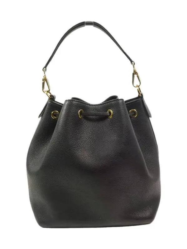 LOUIS VUITTON Lockme Bucket Bag - Black