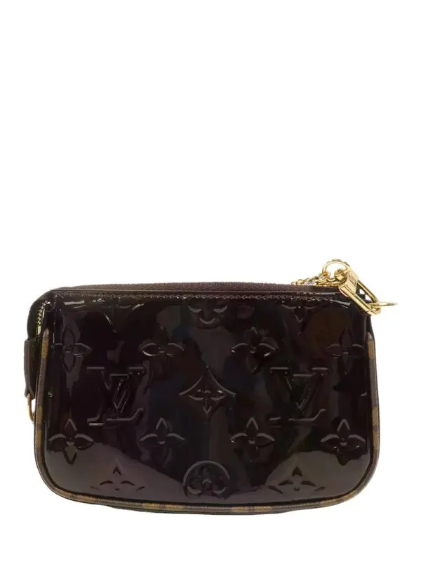 LOUIS VUITTON Mini Pochette Accessoires Shoulder Bag - Red