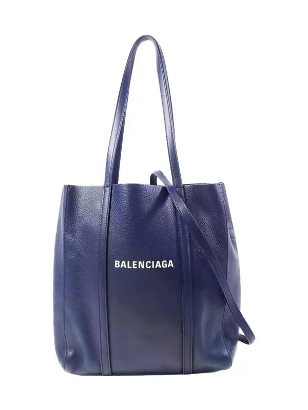 Balenciaga Everyday Leather Tote Bag - Blue