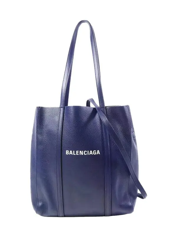 Balenciaga Everyday Leather Tote Bag - Blue