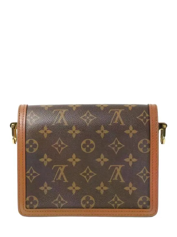 LOUIS VUITTON Mini Dauphine Monogram Reverse Shoulder Bag - Brown