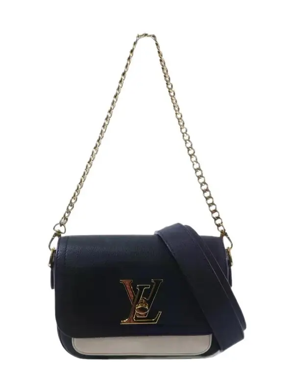LOUIS VUITTON 2021 Small Lockme Tender Shoulder Bag - Black