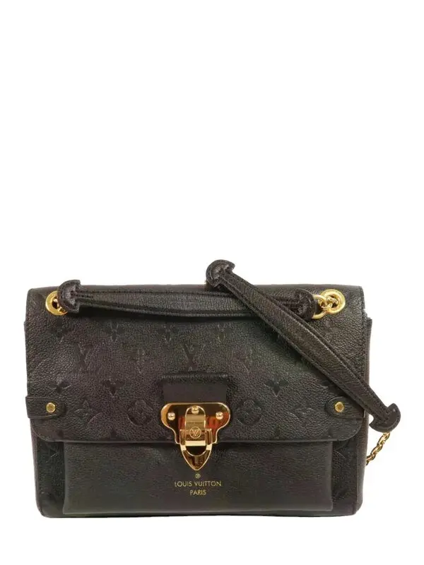 LOUIS VUITTON Vavin Pm Shoulder Bag In Monogram Empreinte Leather - Black
