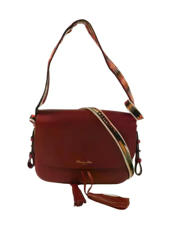 Dior Diorodeo Tassel Shoulder Bag - Red