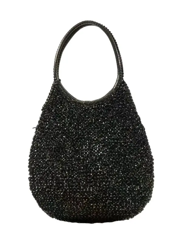ANTEPRIMA Woven Design Tote Bag - Black