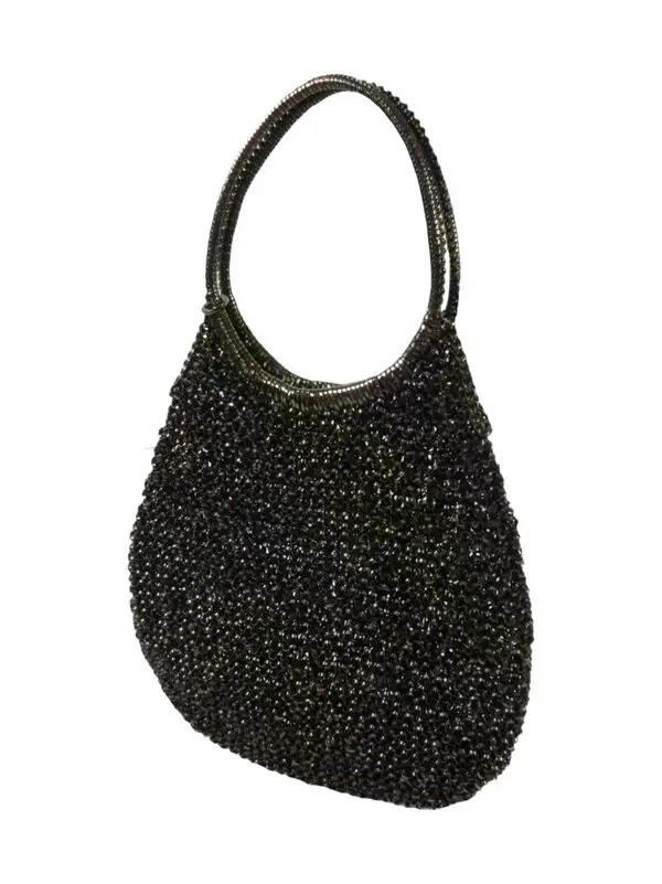 ANTEPRIMA Woven Design Tote Bag - Black
