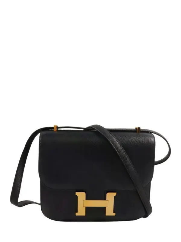 Hermès Mini Constance Shoulder Bag - Blue