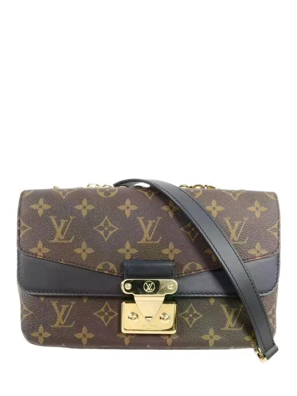 LOUIS VUITTON Monogram Marceau Satchel Bag - Brown