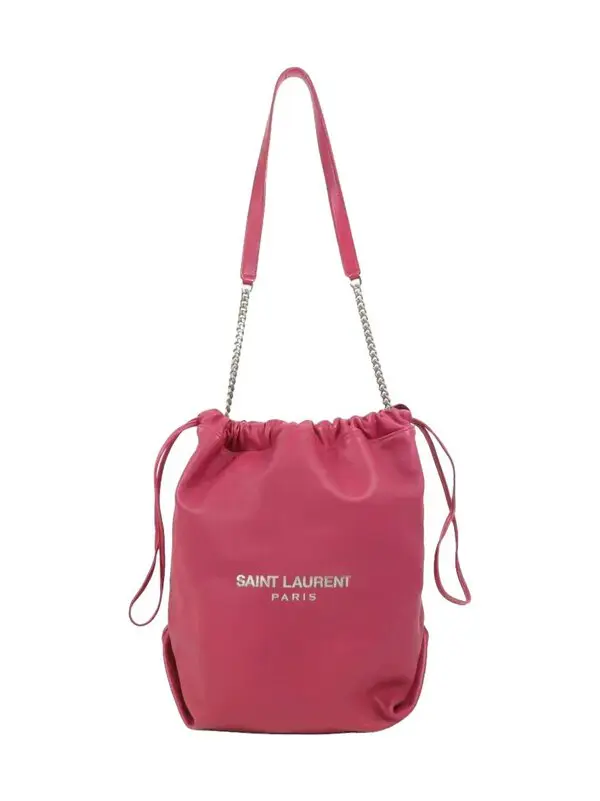 Saint Laurent Teddy Bucket Bag - Pink