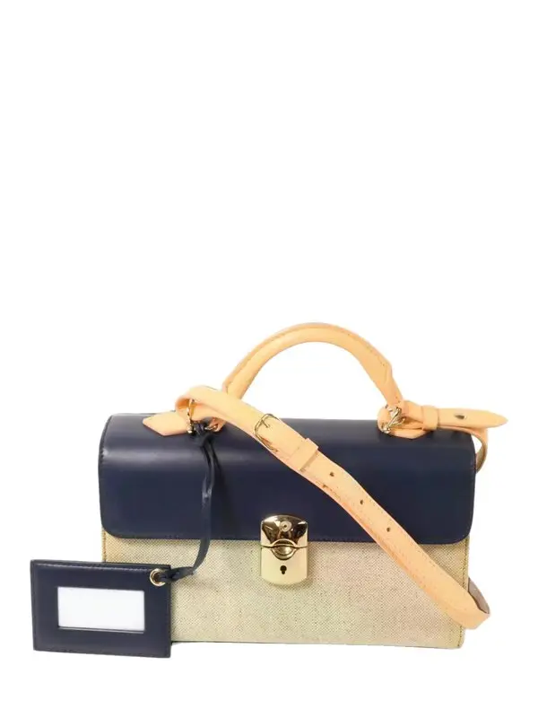 Balenciaga Padlock Two-way Tote Bag - Blue