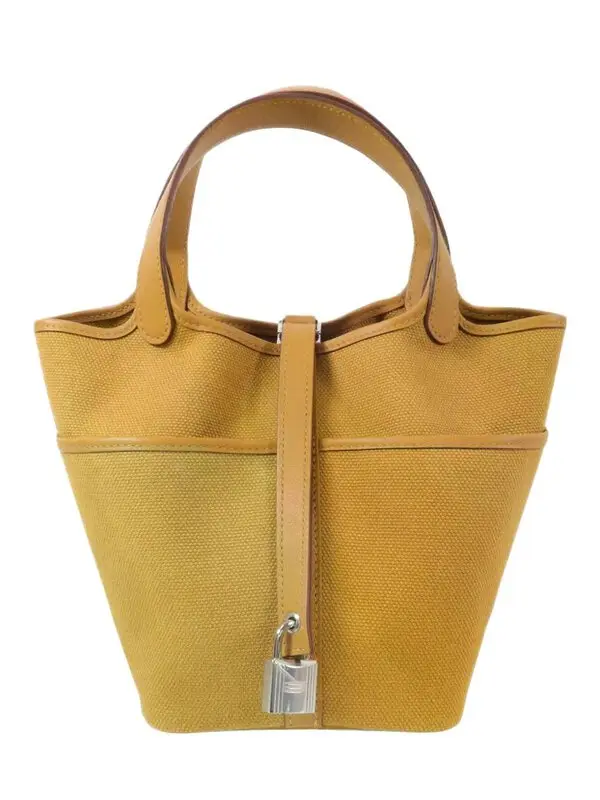 Hermès 2022 Pm Picotin Lock Tote Bag - Yellow