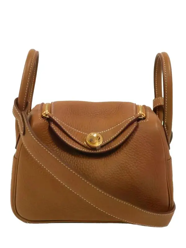 Hermès Mini Lindy Shoulder Bag - Brown