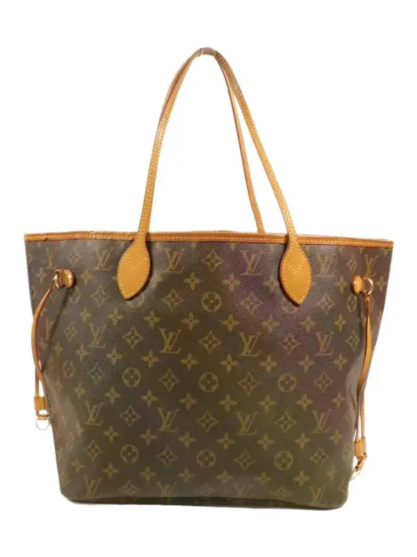 LOUIS VUITTON Mm Neverfull Monogram Tote Bag - Brown