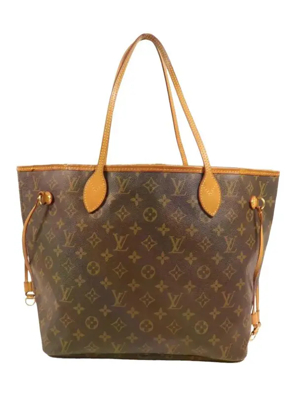 LOUIS VUITTON Monogram Canvas Neverfull Mm Tote Bag - Brown