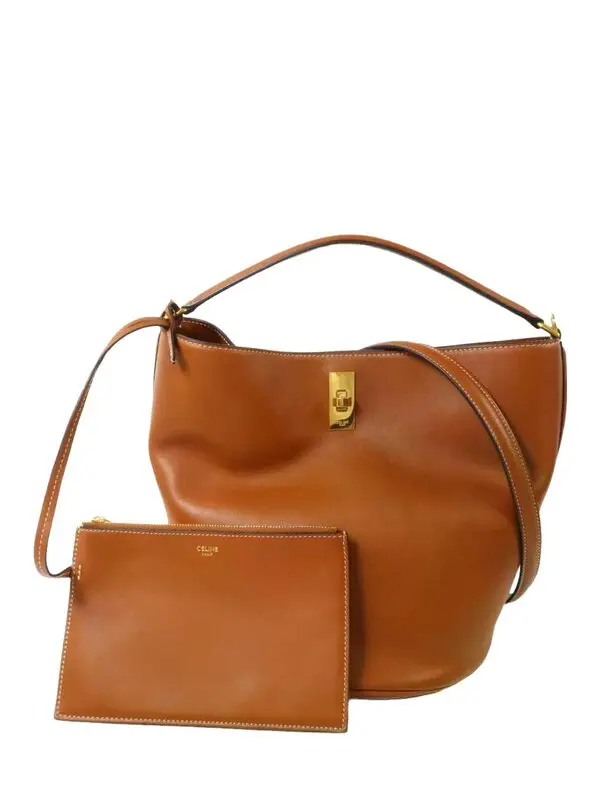 Celine 16 Bucket Shoulder Bag - Brown