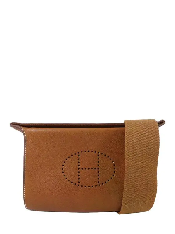 Hermès Perforated H Shoulder Bag - Brown
