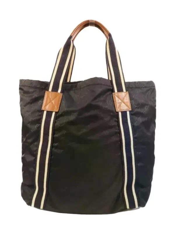 Gucci Gg Supreme Tote Bag - Black