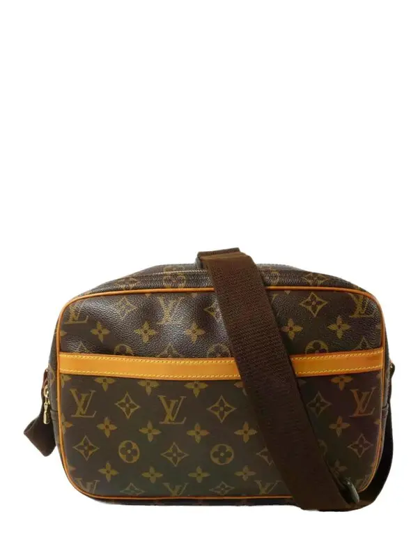 LOUIS VUITTON Pm Reporter Monogram Shoulder Bag - Brown