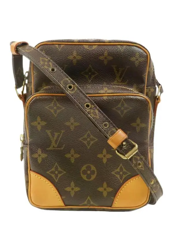 LOUIS VUITTON Monogram Canvas Crossbody Bag - Brown