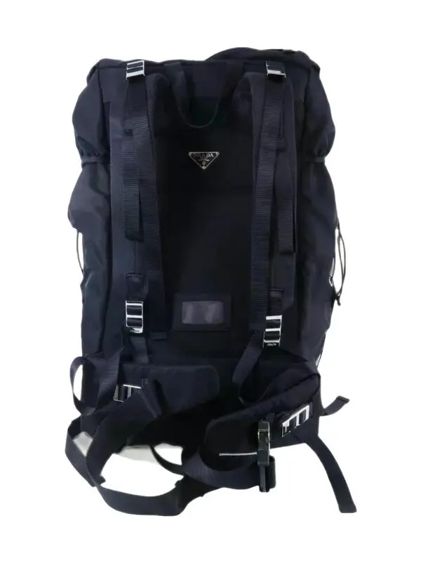 Prada Large Tessuto Backpack - Black