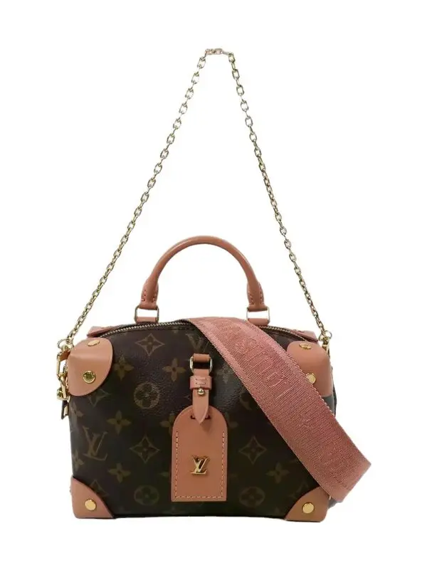 LOUIS VUITTON Petite Malle Souple Monogram Mini Bag - Brown