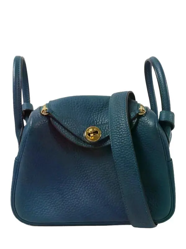 Hermès Mini Lindy Cross Body Bag - Blue