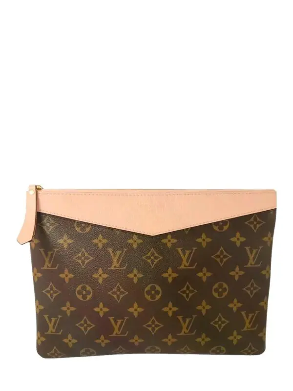 LOUIS VUITTON Daily Pouch Clutch Bag - Brown